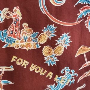 Island Shores | Shirts | Hawaiian Shirt Mens Red Cotton Island Shores L ...